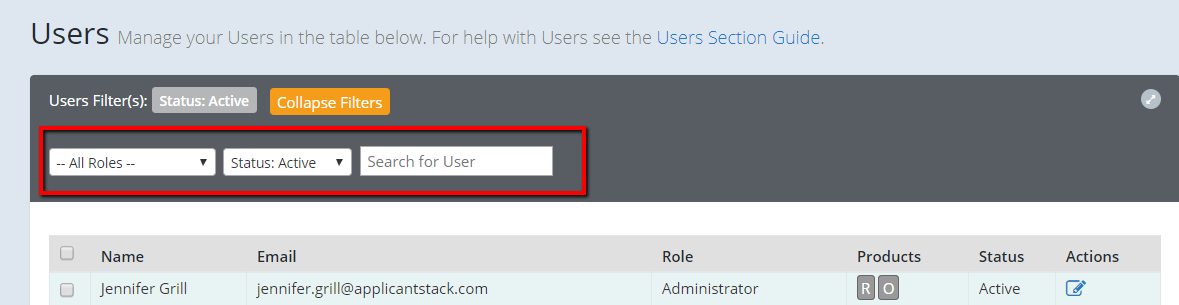 ApplicantStack Onboard Home Tab