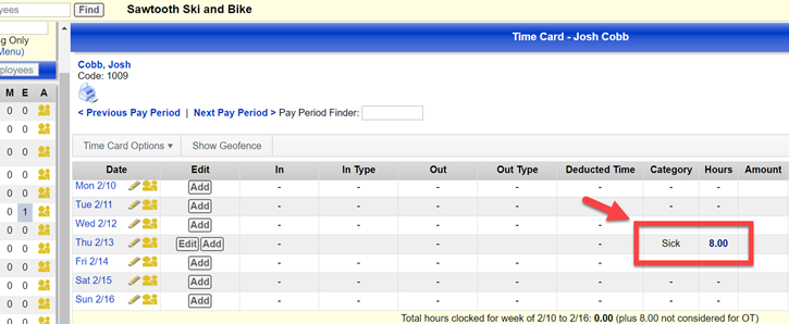 TimeWorksPlus Usasge Glossary