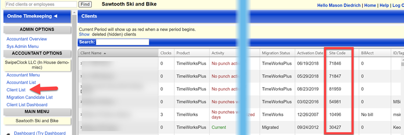 TimeWorksPlus Setup Glossary