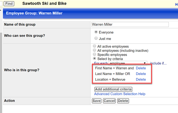 How-To: Create Employee Groups