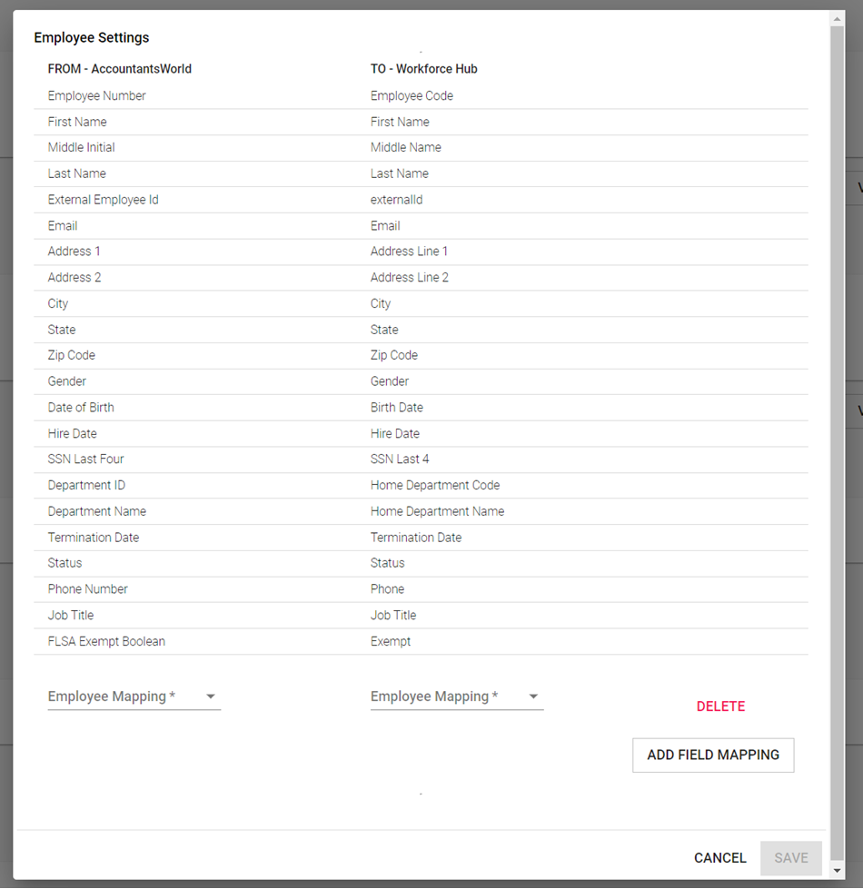 AccountantsWorld Employee Sync