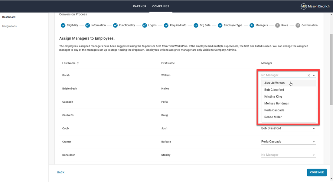 WorkforceHub Conversion: Conversion Tool